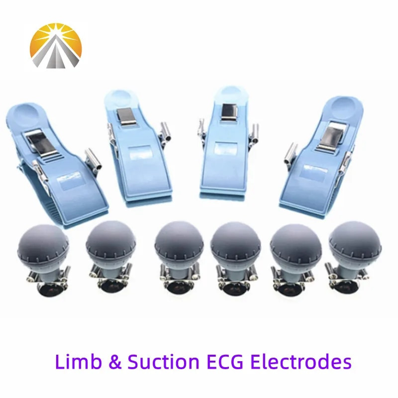 50 Pieces Disposable ECG Electrodes Medical Electrode Patch EKG ...