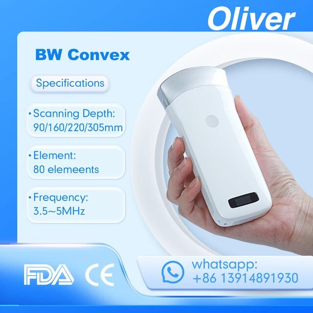 Wireless Ultrasound Probe scanner portable Bluetooth machine WIFI ...