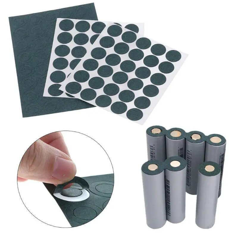 18650 Battery Insulation Gasket Pad Barley Paper Cell Insulating Glue ...