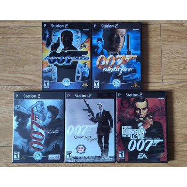 PS2 The 007 Collection With Manual Copy Game Disc Unlock Console ...