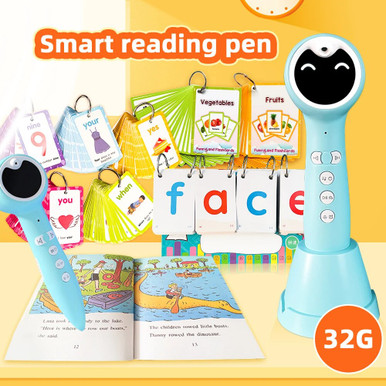 Smart Reading Pen 32G English&Chinese Pronunciation Educational Reading ...