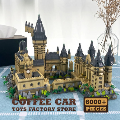 Creative Magic School Model Diamond Bricks Sets Medieval Castle MOC ...
