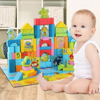 Building & Construction Toys Stacking Blocks baby Toys & Hobbies baby ...