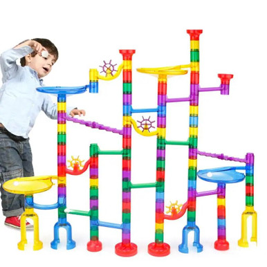 Marble Run Race Track Assembly Building Blocks Construction Set For ...