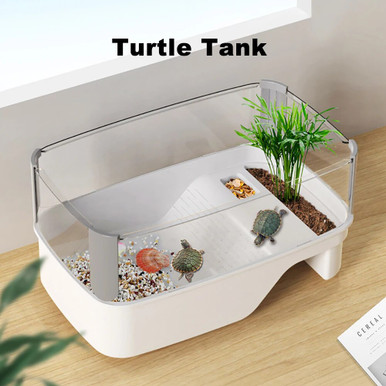 Turtle Tank Turtle House With Areas To Breed Feed Swim Bask Indoor ...