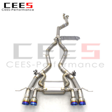CEES Titanium Valved Sport Exhaust System For BMW M3/M4 G80/G82 3.0T ...