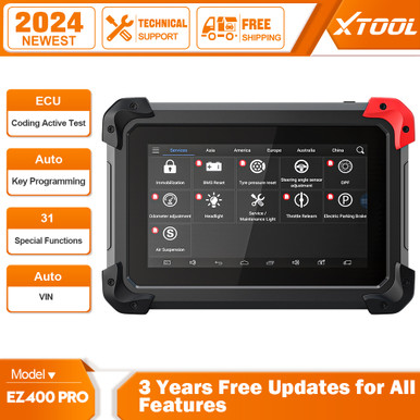 XTOOL EZ400 Pro OBD2 Diagnostic Tool ECU Coding Active Test OE Full ...
