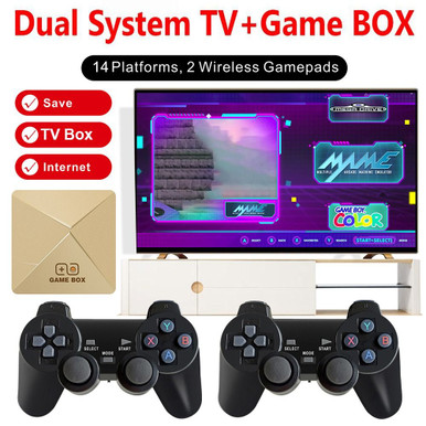 Android Smart Android TV Box Game Emulator Double System Wireless - Pet ...
