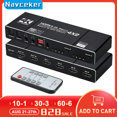 Hdmi Splitter 4k Spdif | Hdmi Splitter 4k Hdcp | Hdmi 2 Input 2 Output ...