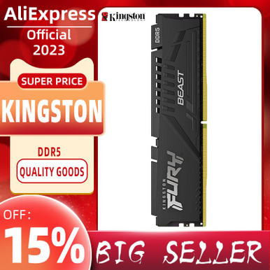 Kingston DDR5 RAM FURY Module 16GB 16GBX2 6000MHZ Memoria Ram ddr5 PC - Pet Video Verify Supplies