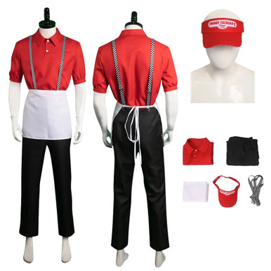 Horror Game FNAF Uniform Pizza Staff Cosplay Costume Fantasy Employee ...