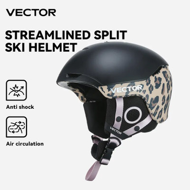 VECTOR Ski Helmet Men Women Removable Anti-collision Streamline Split ...
