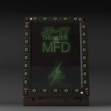 JF-17 FC-1 MFD instrument, Microsoft simulated flight cockpit DCS BMS ...