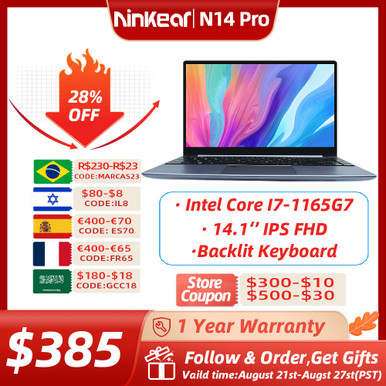 Ninkear Laptop N14 Pro 14-inch IPS Full HD Intel Core i7-1165G7 16GB ...