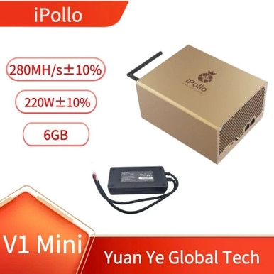 ipollo v1mini ETC ethw ZIL wifi ipollo v1 Mini se plus miner 280MH ETC ...