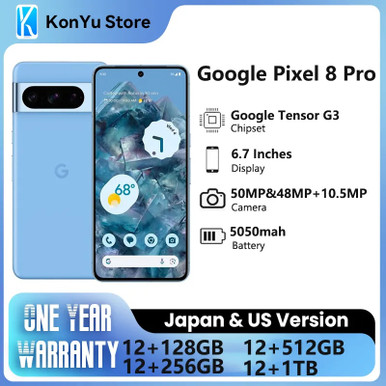 Google Pixel 8 Pro Google Tensor G3 6.7 inches 1TB 50MP & 48 MP OLED ...