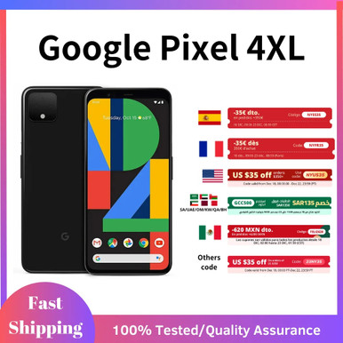 Google Pixel 4XL XL4 6.3" 6GB RAM 64/128GB ROM NFC Snapdragon FACE ID ...