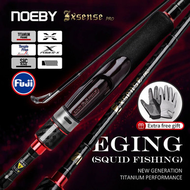 Noeby Squid Lure Rod 2.59m 2.75m Spinning Fishing Rod ML Power Fuji ...