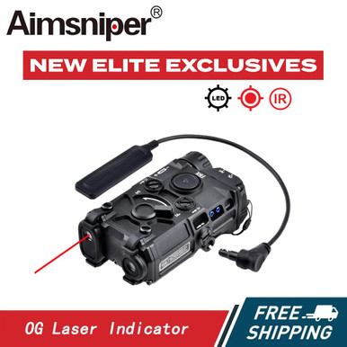 Metal OG Laser Indicator with IR Laser + Red, Green, Blue Box Laser ...