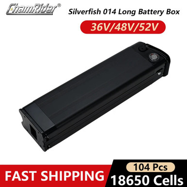 ChamRider Silverfish 014 Long Electric Bike Battery Box 48V Ebike ...