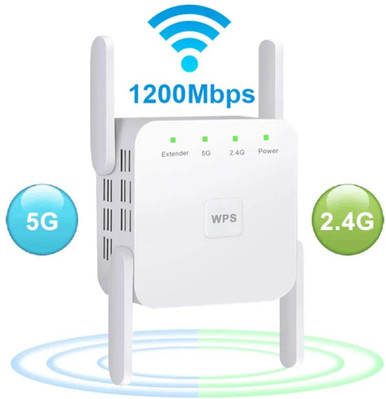5G WiFi Repeater AC1200 Wi Fi Booster Dual Band Wi-Fi Adapter 5 ghz ...