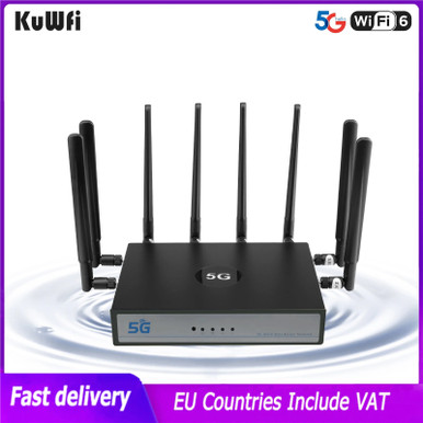 KuWFi 5G WiFi Router 1800Mbps 4G CAT16 Industry Wireless Router WiFi6 ...