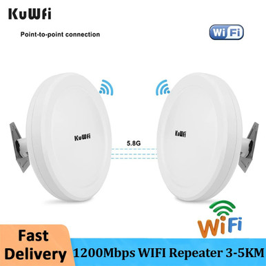 KuWFi 5.8G WIFI Router Long-Range Outdoor Access Point Wireless WIFI ...