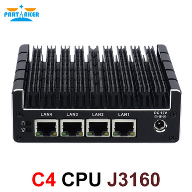 Intel AES-NI J3160 pfsense mini server nuc fanless barebone firewall ...