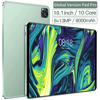 New 5G Pad Pro 10.1 Inches Tablets 2560*1600 FHD Display 8GB RAM 512 ...