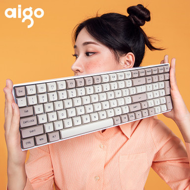 Aigo A100 Gaming Mechanical Keyboard 2.4G Wireless USB Type-c Wired ...