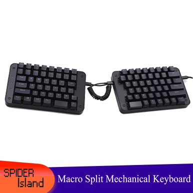 87 Keys Ergonomic Micro Split keyboard Mechanical Programmer Efficient ...
