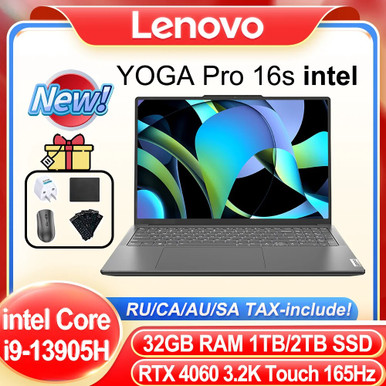 Lenovo YOGA Pro 16s 2023 Extreme Laptop intel i9-13905H RTX4060 3.2K Touch 165Hz Screen 6 ...
