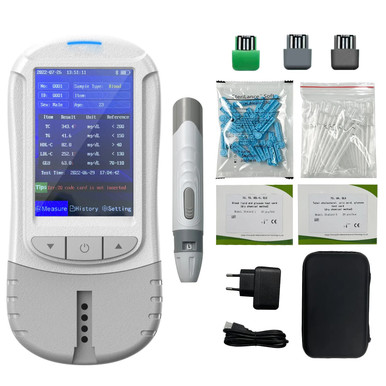 6-in-1 Cholesterol Test Kit at Home Total Cholesterol HDL-C LDL-C ...