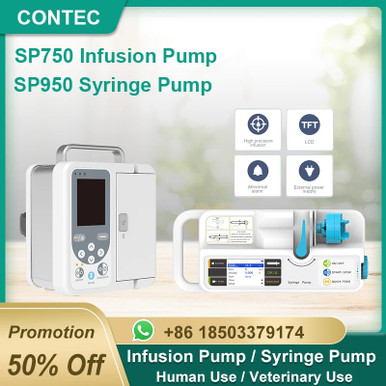 CONTEC SP750 SP950 Infusion Pump / Syringe Pump Real-time Alarm Large ...