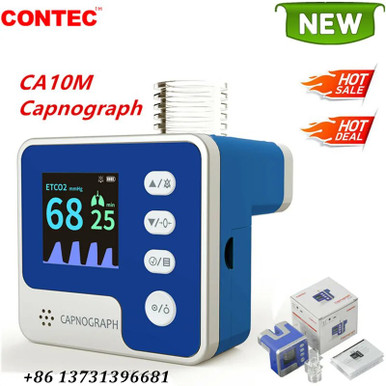 CONTEC 10 PCS CA10M NEW Capnograph End-tidal CO2 Respiration Rate ETCO2 ...