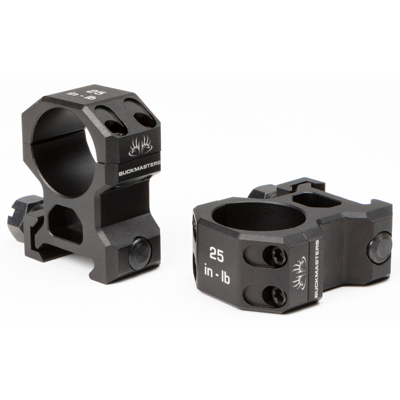 Sig Sauer Buckmaster 1in Scope Ring Set, High, Black - Aerospace Arms