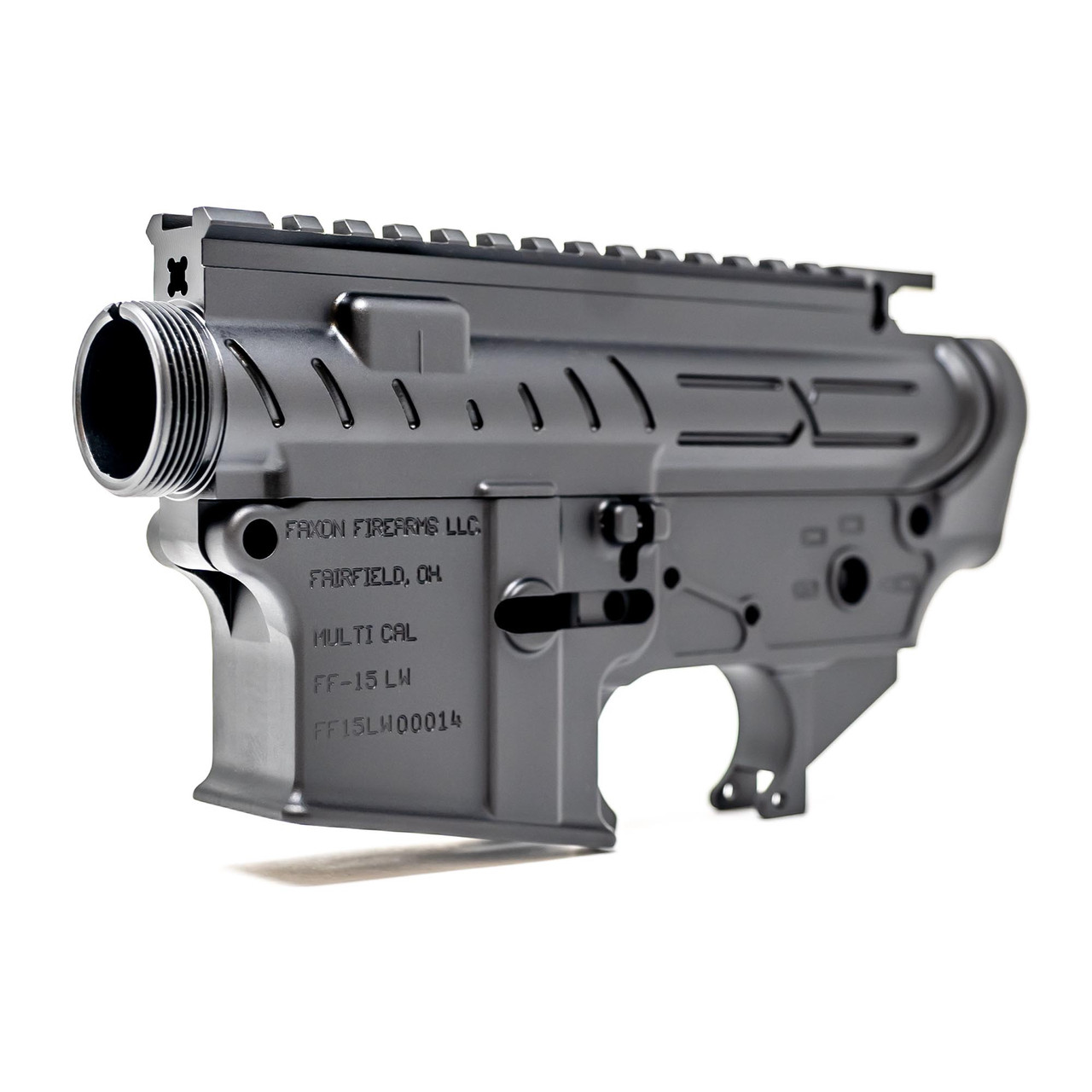 Faxon Firearms X-Tra Lite AR-15 Receiver Set - Stripped Upper & Lower ...