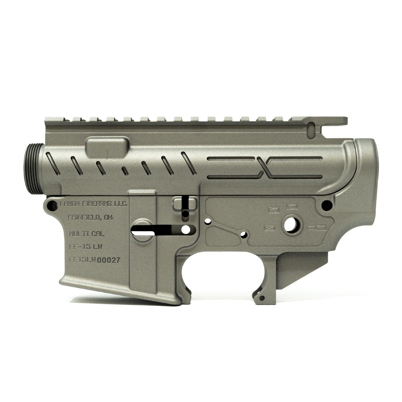 Faxon Firearms X-Tra Lite AR-15 Receiver Set - Stripped Upper & Lower ...