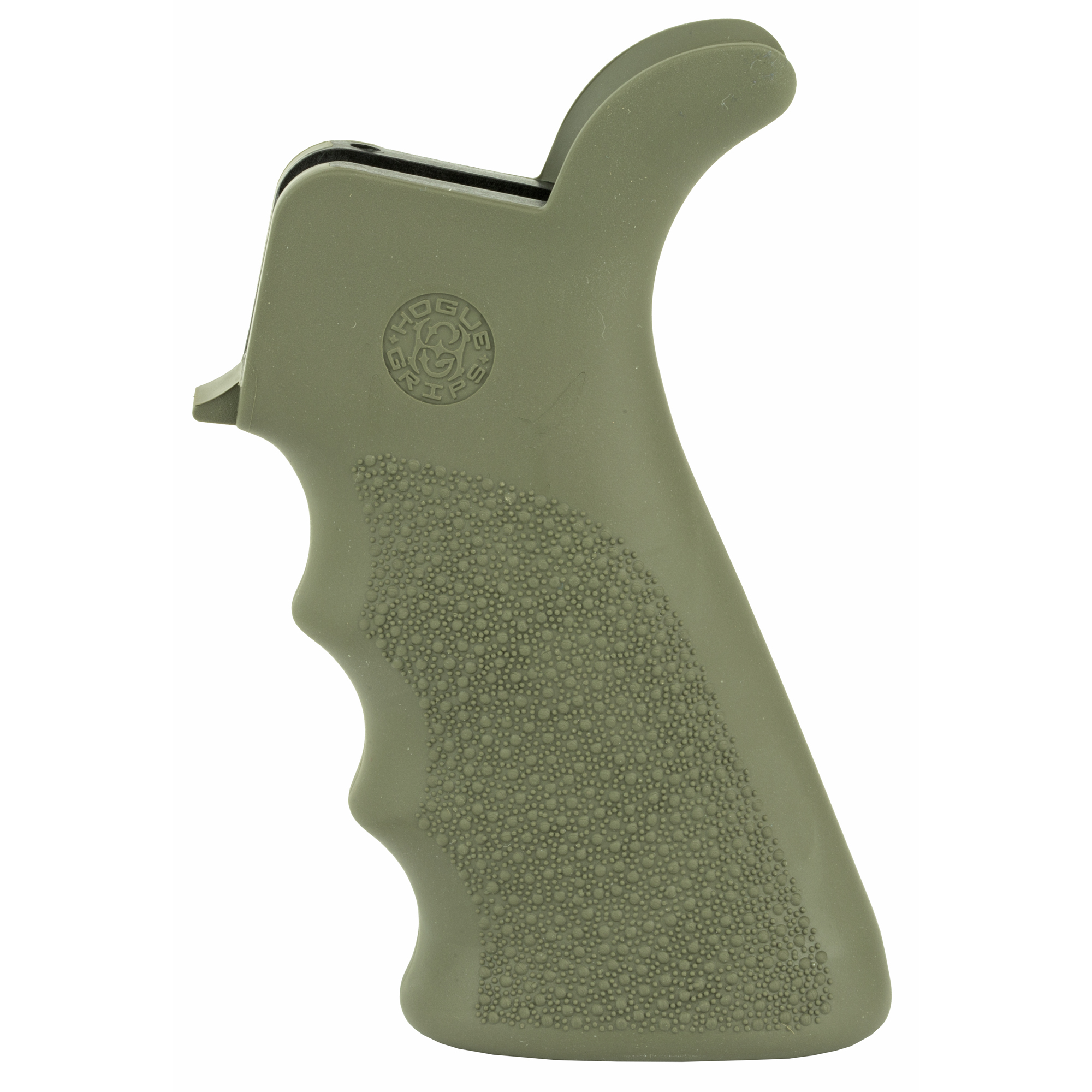 Hogue, Beavertail Grip, AR15/M16, Rubber, Finger Grooves, OD Green ...