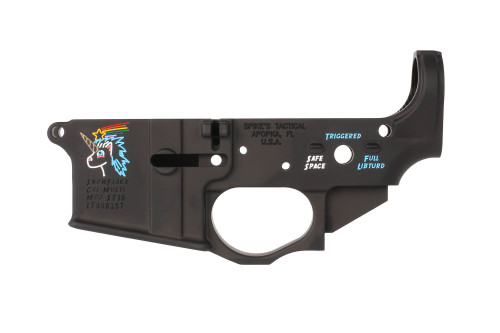 Spike's Tactical Stripped AR-15 Lower Receiver - Snowflake - Color ...