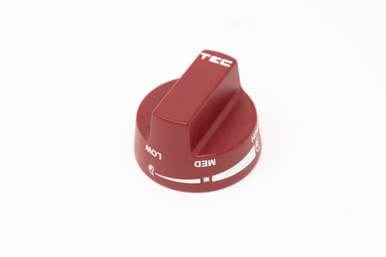 TEC Grills Red Shaded Burner Control Knob - HW0841