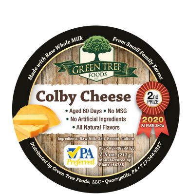 Colby Cheese- approx. 1 lb. block