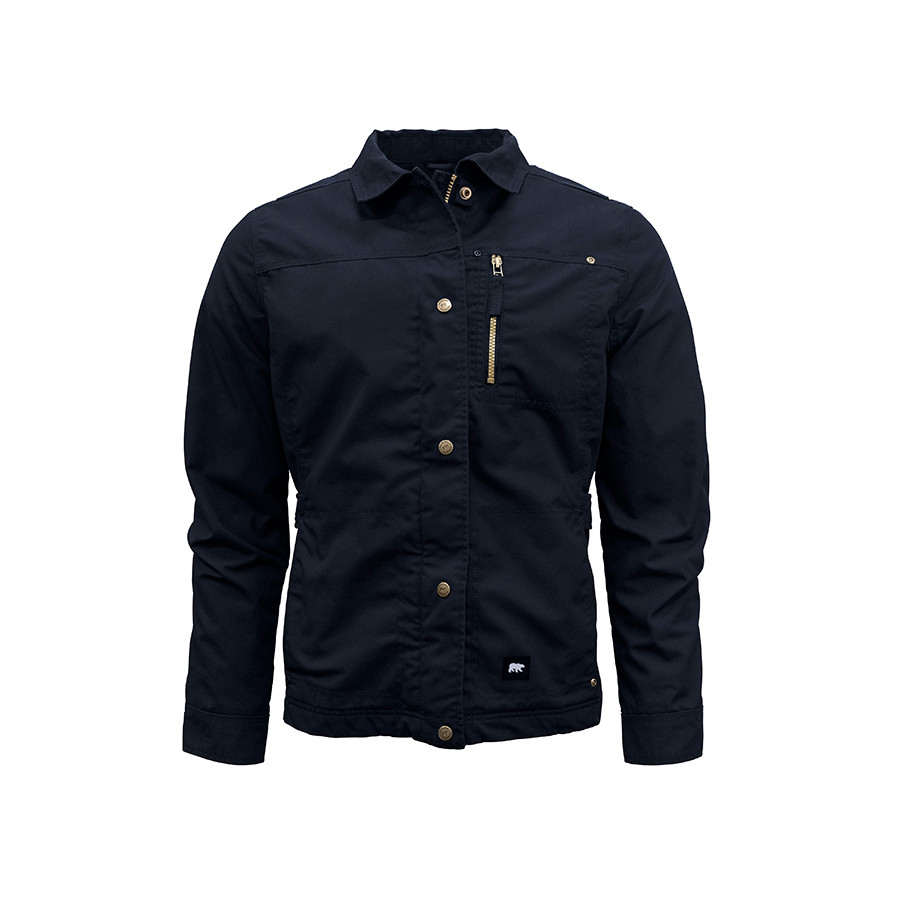 KEY Montana Jacket - Black Taffeta Jacket for Men