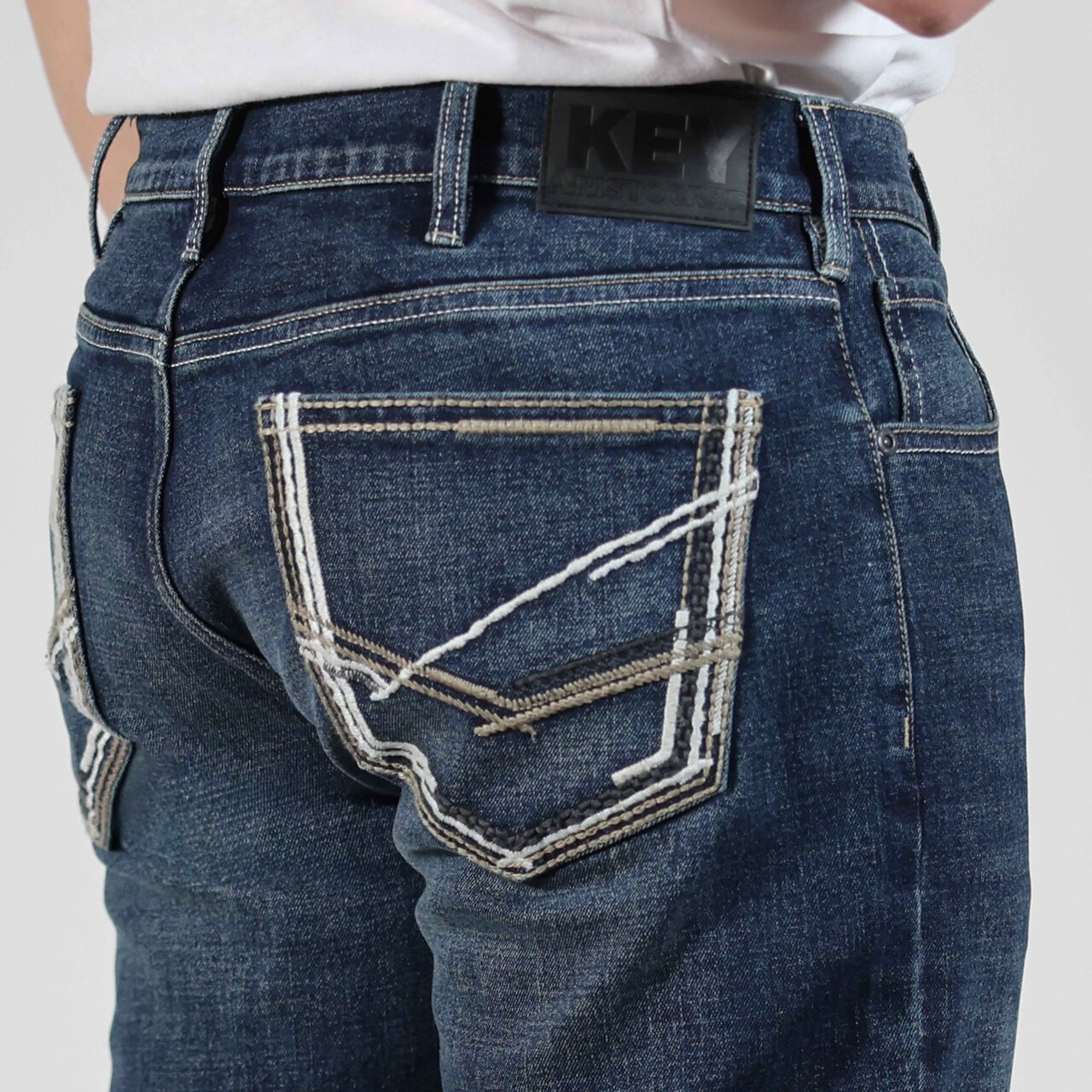 KEY Aristocrat Lakin Slim Fit Straight Leg Jeans