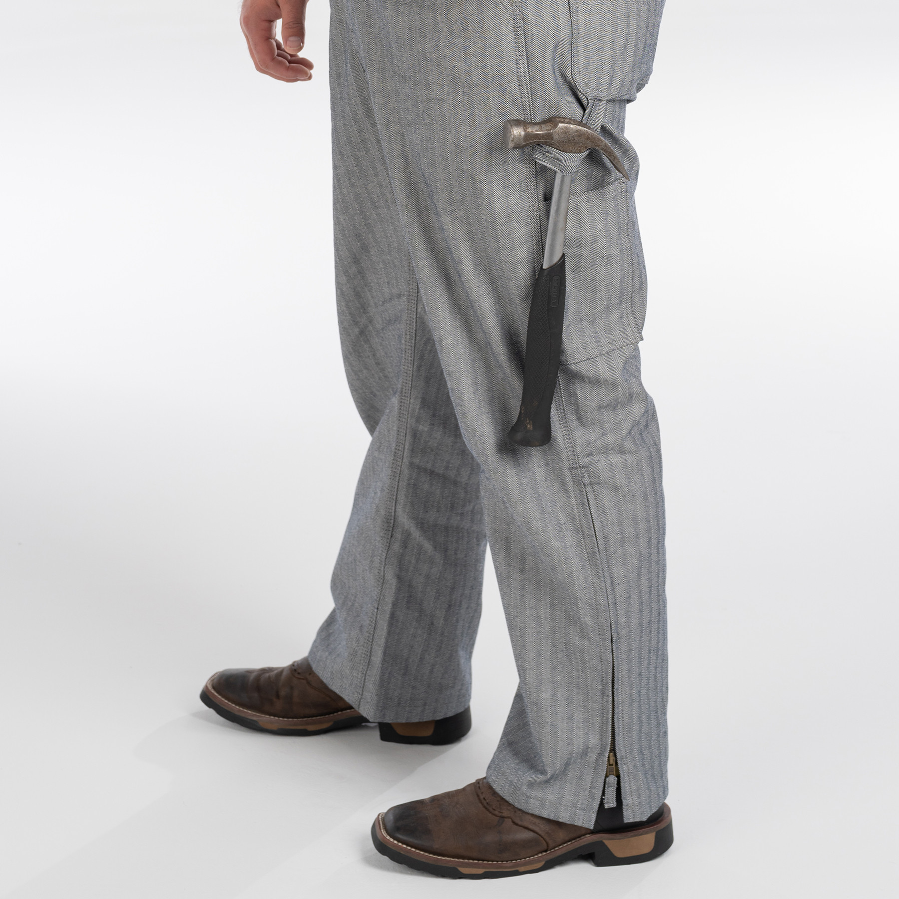 Fisher Stripe Deluxe Unlined Coveralls for Men - KEY Apparel