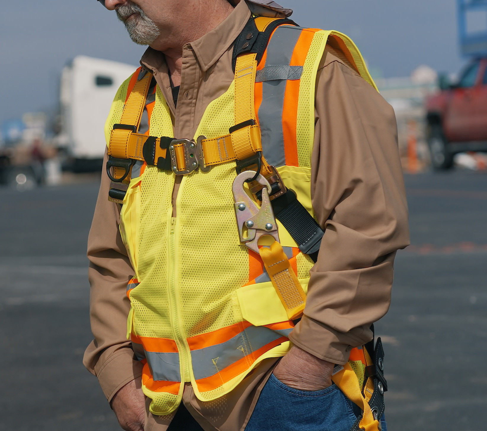 ANSI II Class 2 Hi-Visibility Mesh All Purpose Vest - KEY Apparel