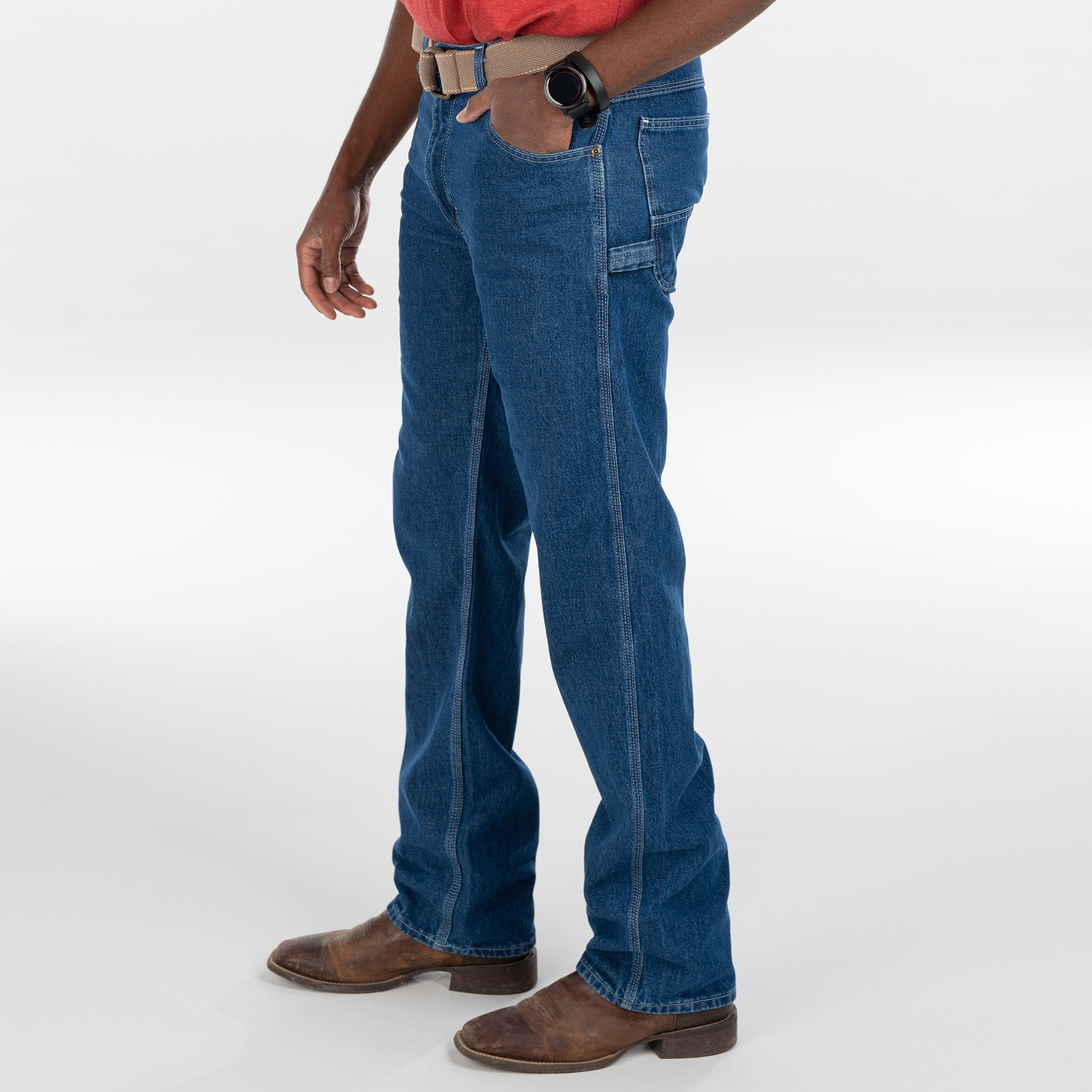 Men's Ring Spun Denim Dungaree - KEY Apparel