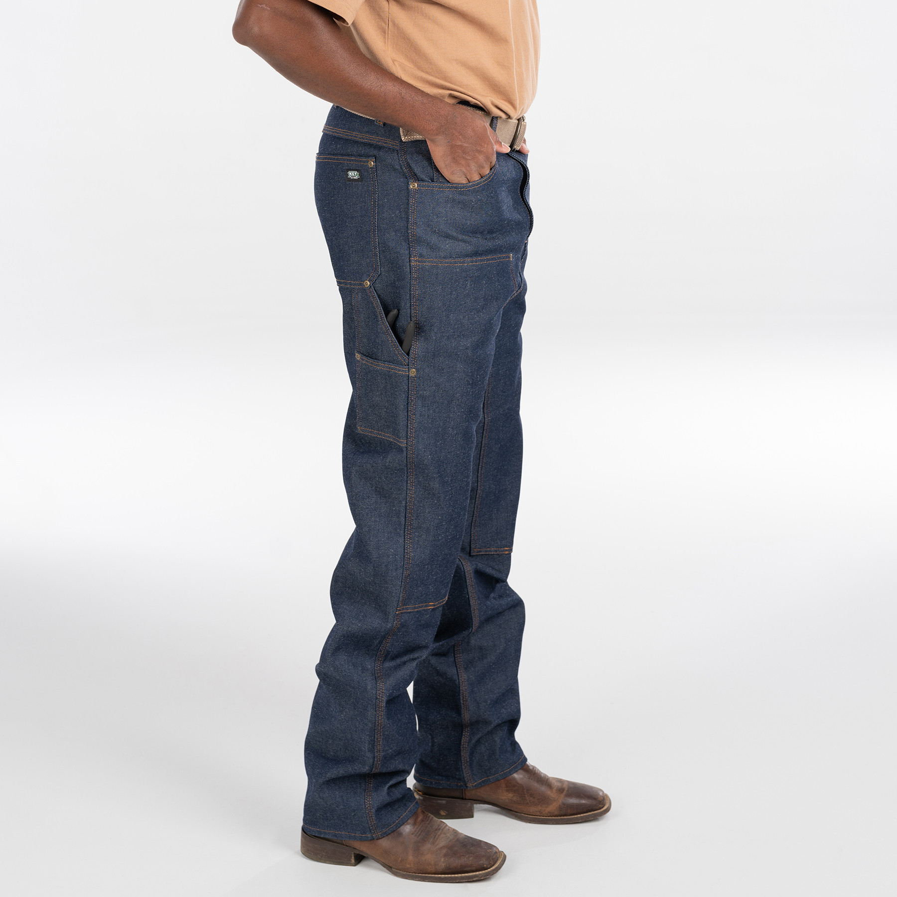 Double Front Denim Logger Dungarees – KEY Apparel