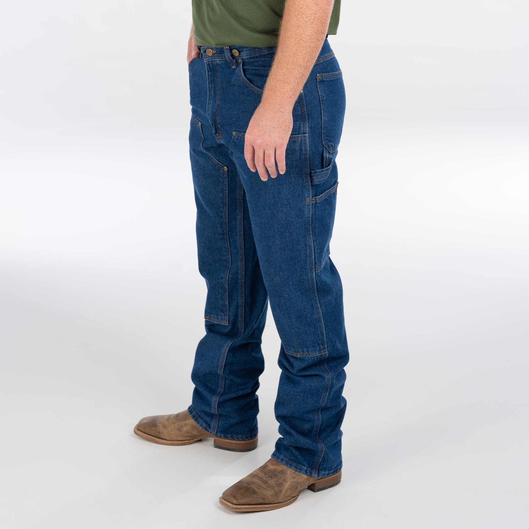 Men's Denim Logger Dungarees - KEY Apparel