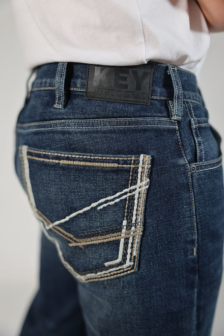 KEY Aristocrat Lakin Slim Fit Straight Leg Jeans